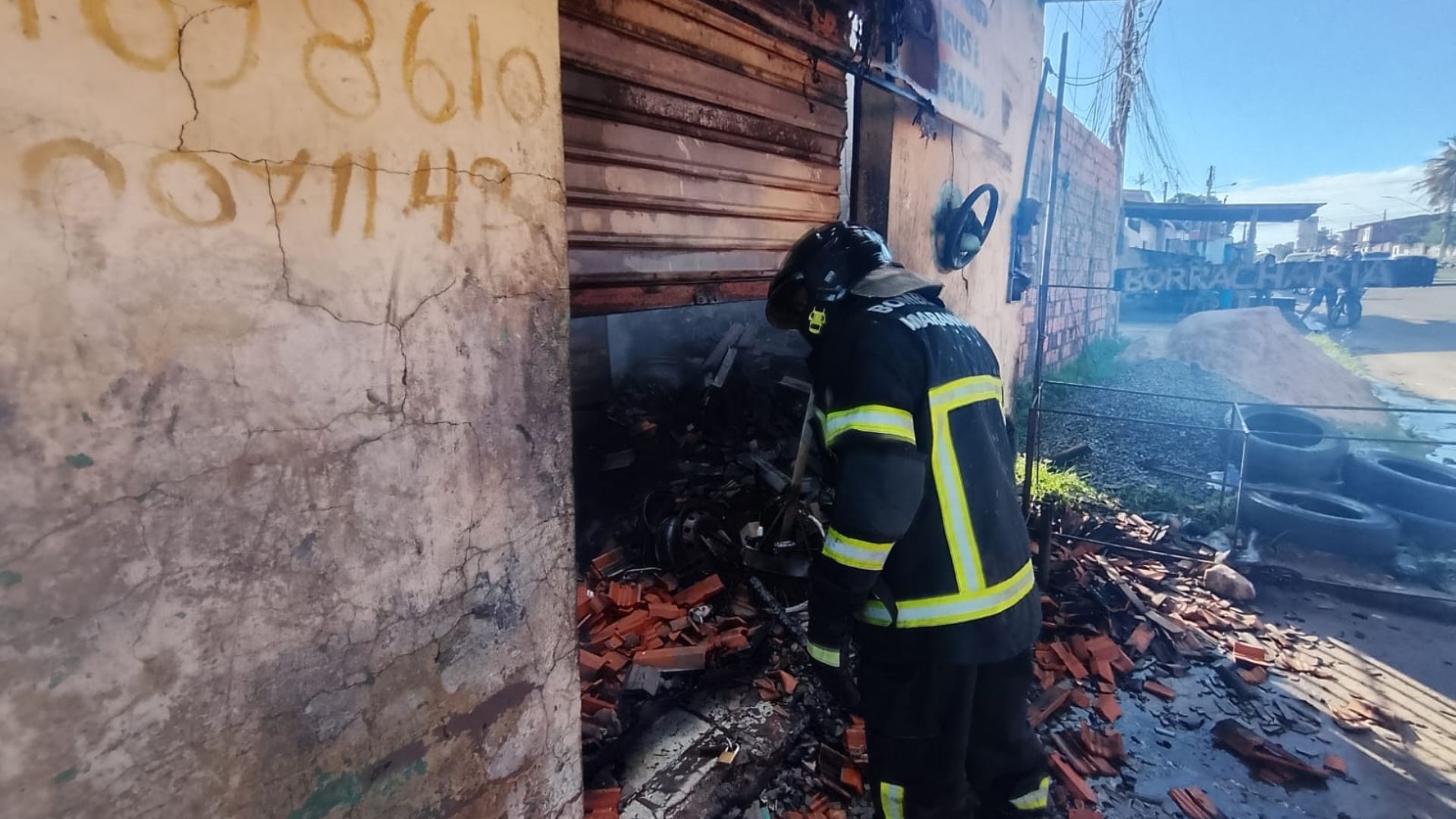 Borracharia pega fogo na Vila Nazaré em Paço do lumiar - Portal ...